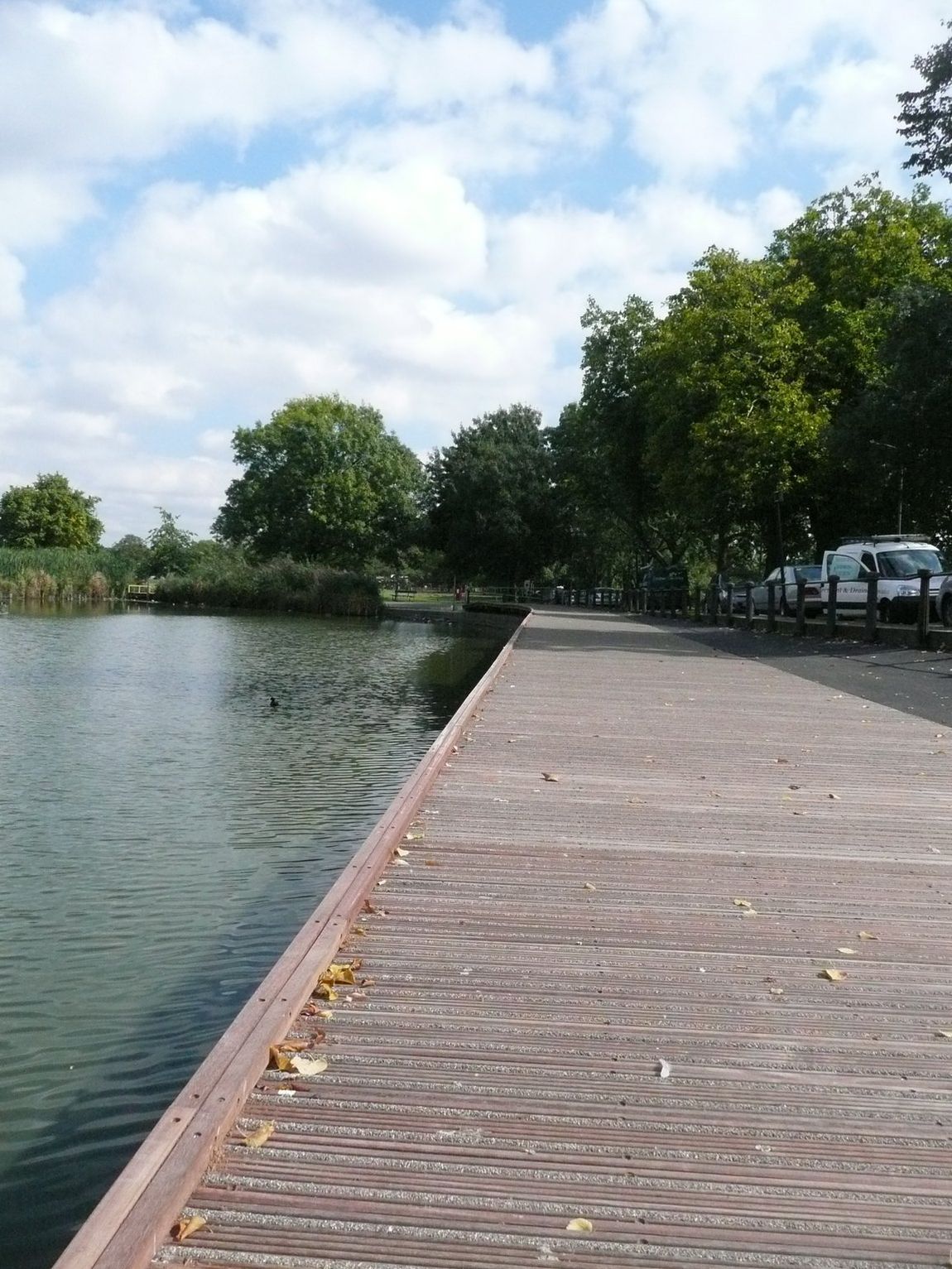 Bespoke curved boardwalk, Clapham Common Mount Pond | CTS Bridges | ESI ...