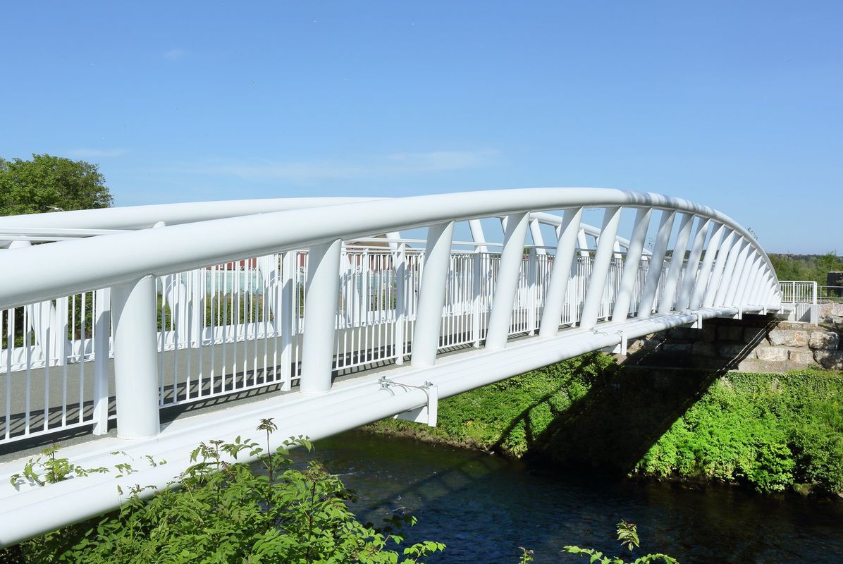 Images for Bow string and tied arch steel truss bridges