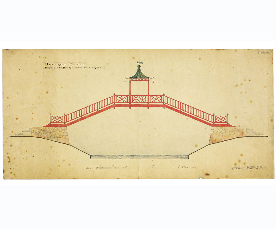Chinese footbridge - Dumfries House, Scotland | Images