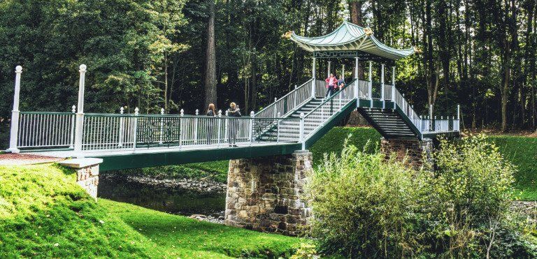 Chinese footbridge - Dumfries House, Scotland | Images