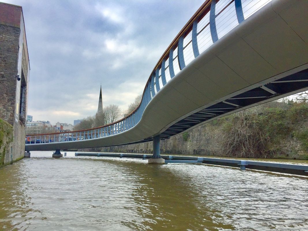 Images for 91m-long curved footbridge - Finzels Reach, Bristol