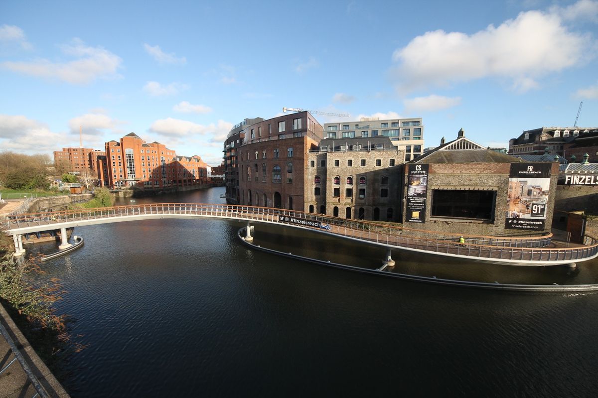 Images for 91m-long curved footbridge - Finzels Reach, Bristol