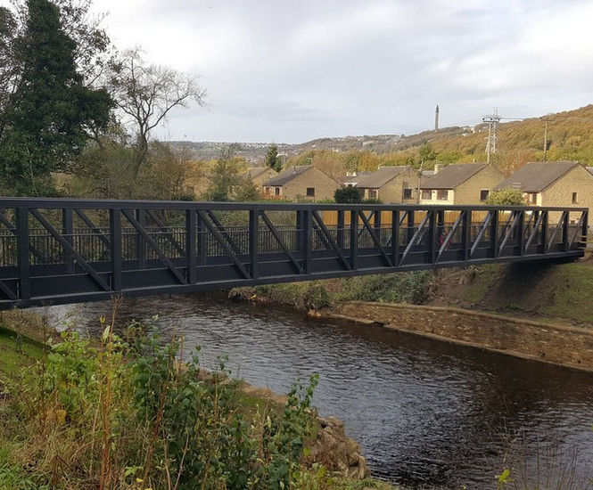 Installation of Wilson Bridge - Copley, Halifax | CTS Bridges