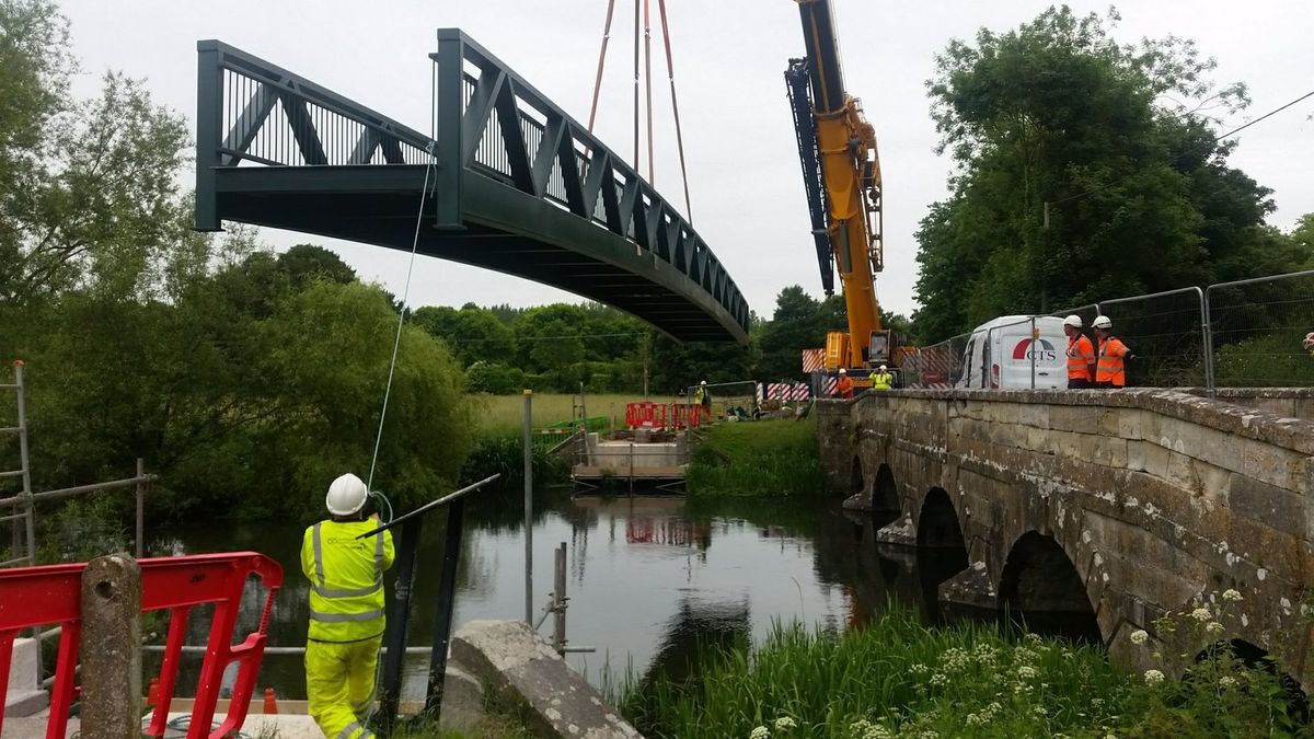 Steel bridges including steel beam or truss bridge forms | CTS Bridges | ESI External Works