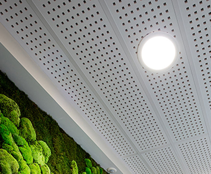 Plaza suspended ceiling tiles | Knauf Danoline | ESI Building Design