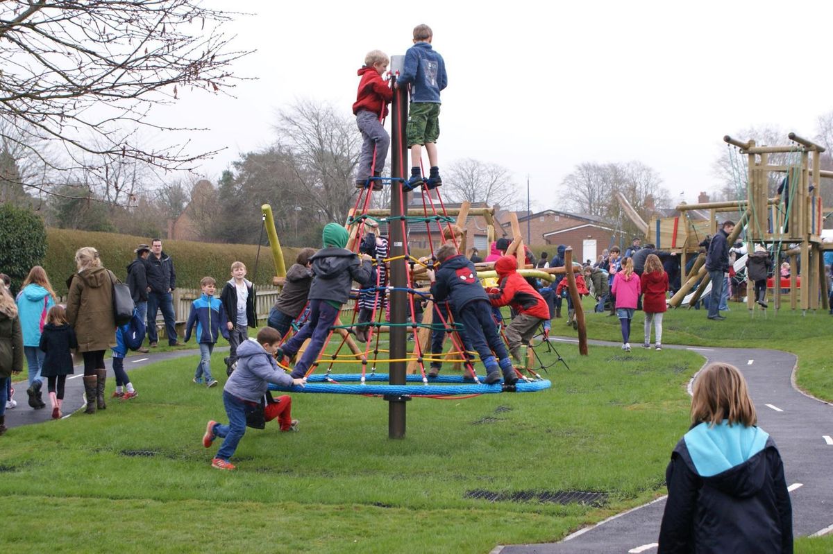 Rope Tree Stork's Nest - aluminum playground climbing net structure ...