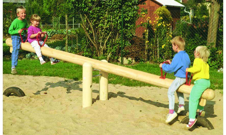 Unique four-seater seesaw | Images