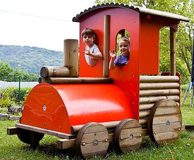 eibe playo large train locomotive play structure | eibe play Ltd