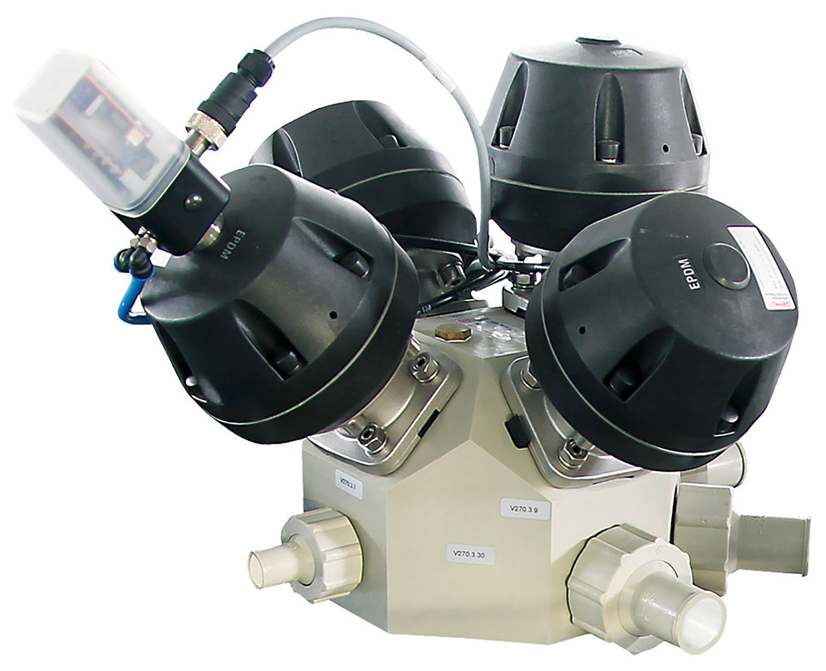 GEMÜ P600 M-Block plastic multi-port valve block | GEMÜ Valves | ESI ...