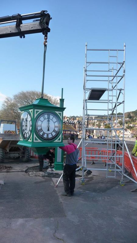Images for George pillar clock for West Somerset heritage railway