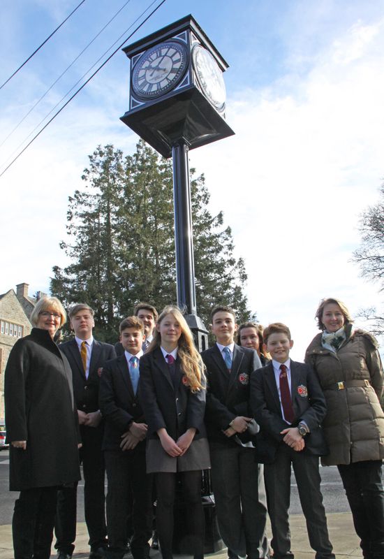 Images for 5m-high pillar clock for County Durham school