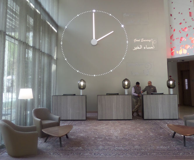 4000mm-dia LED clock for new hotel's reception - Oman | Good Directions