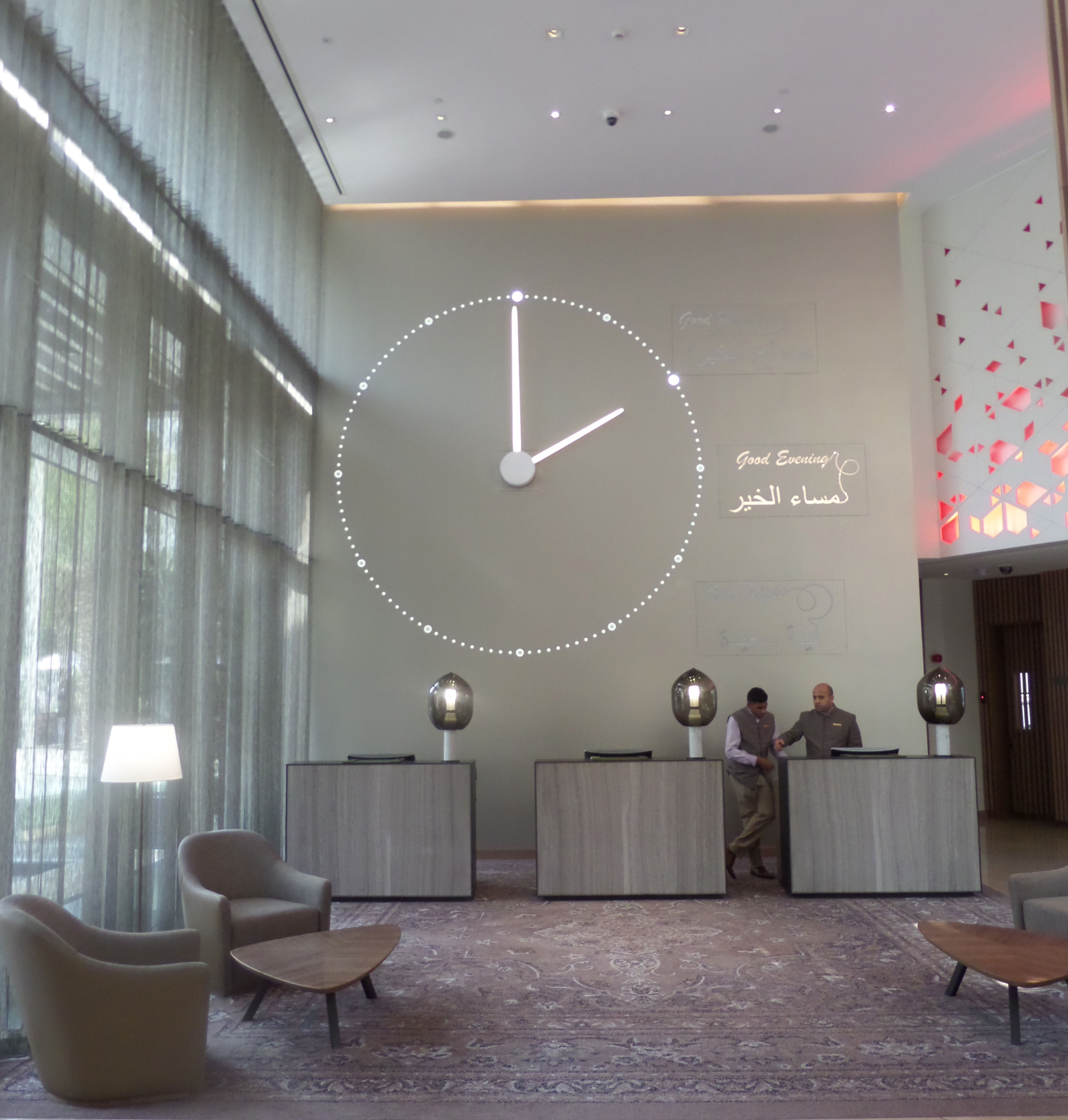 4000mm-dia LED clock for new hotel's reception - Oman | Good Directions ...