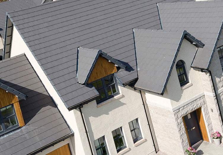 Interlocking concrete roof slates for exposed housing | Marley | ESI ...