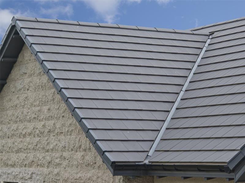 Interlocking concrete roof slates for exposed housing | Marley | ESI ...