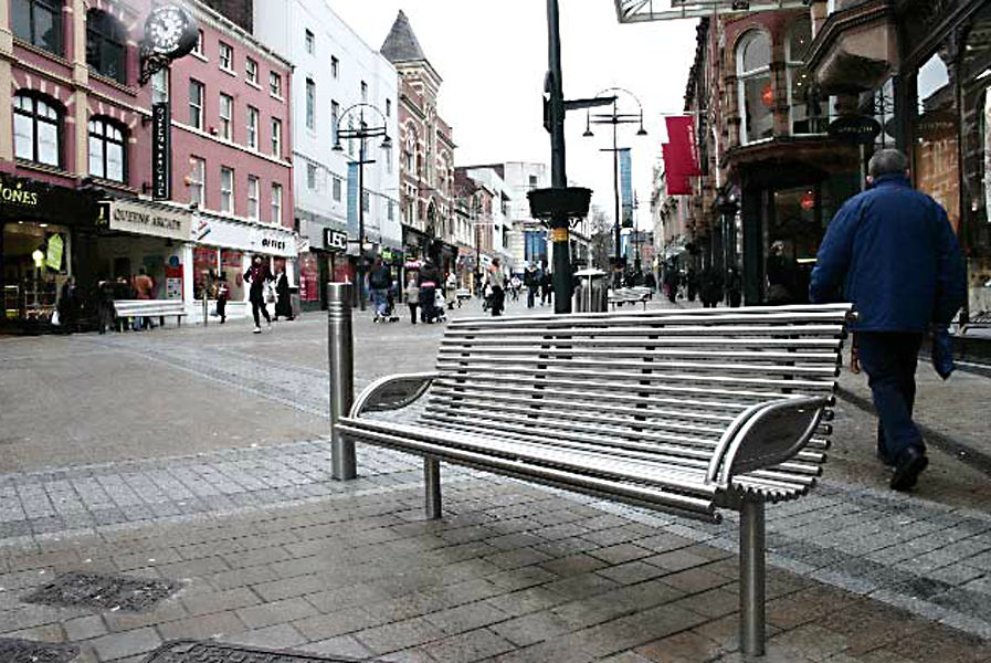 Centerline CL003 contemporary steel seat | Benchmark Design | ESI ...