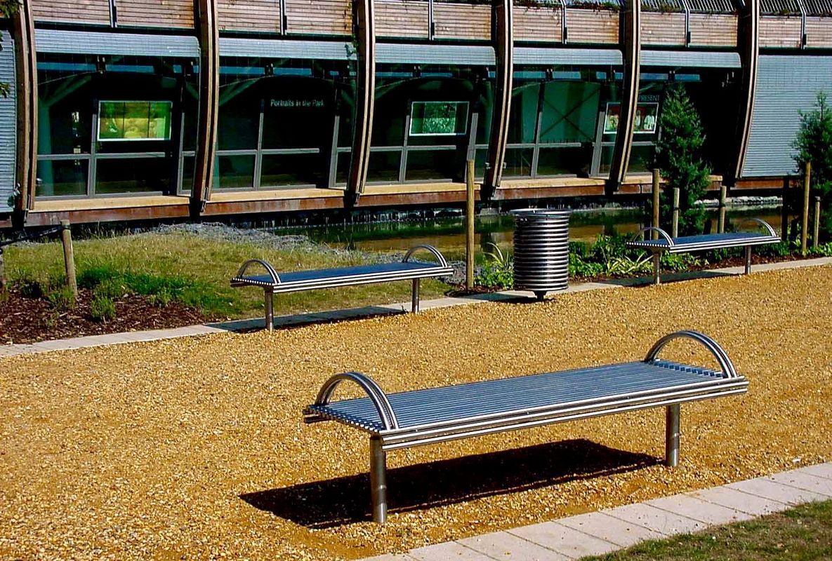 Images for Centerline CL006 contemporary steel bench