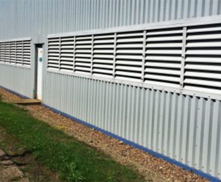 Fixed box louvres | McKenzie Martin | ESI Building Services