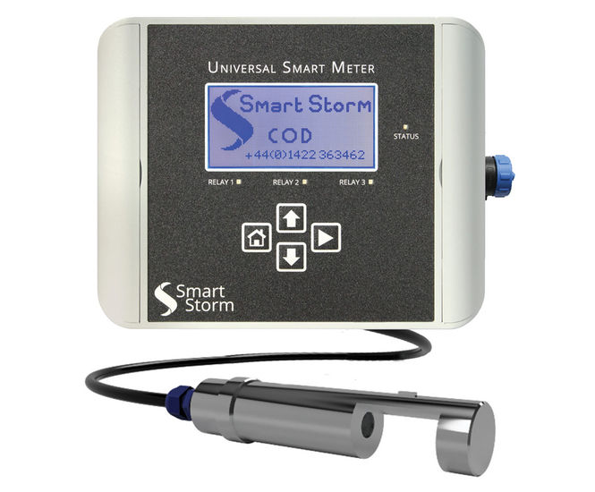UV254 smart meter and probe for in-line COD measurement | Smart Storm