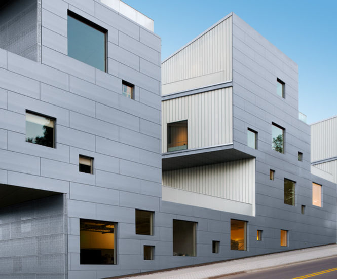 The natural aesthetics of RHEINZINK-prePATINA blue-grey | RHEINZINK
