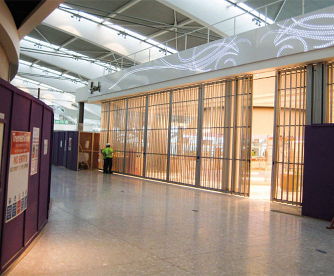 Aeroflex Perforated Sliding / Folding Shutter | SimFlex Grilles & Closures