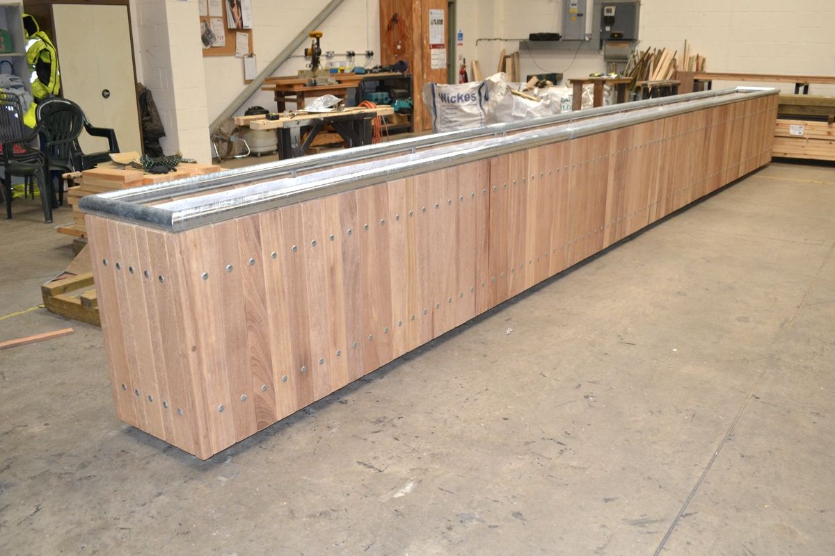 Castleton timber planters - Rochdale town centre | Street Design | ESI ...