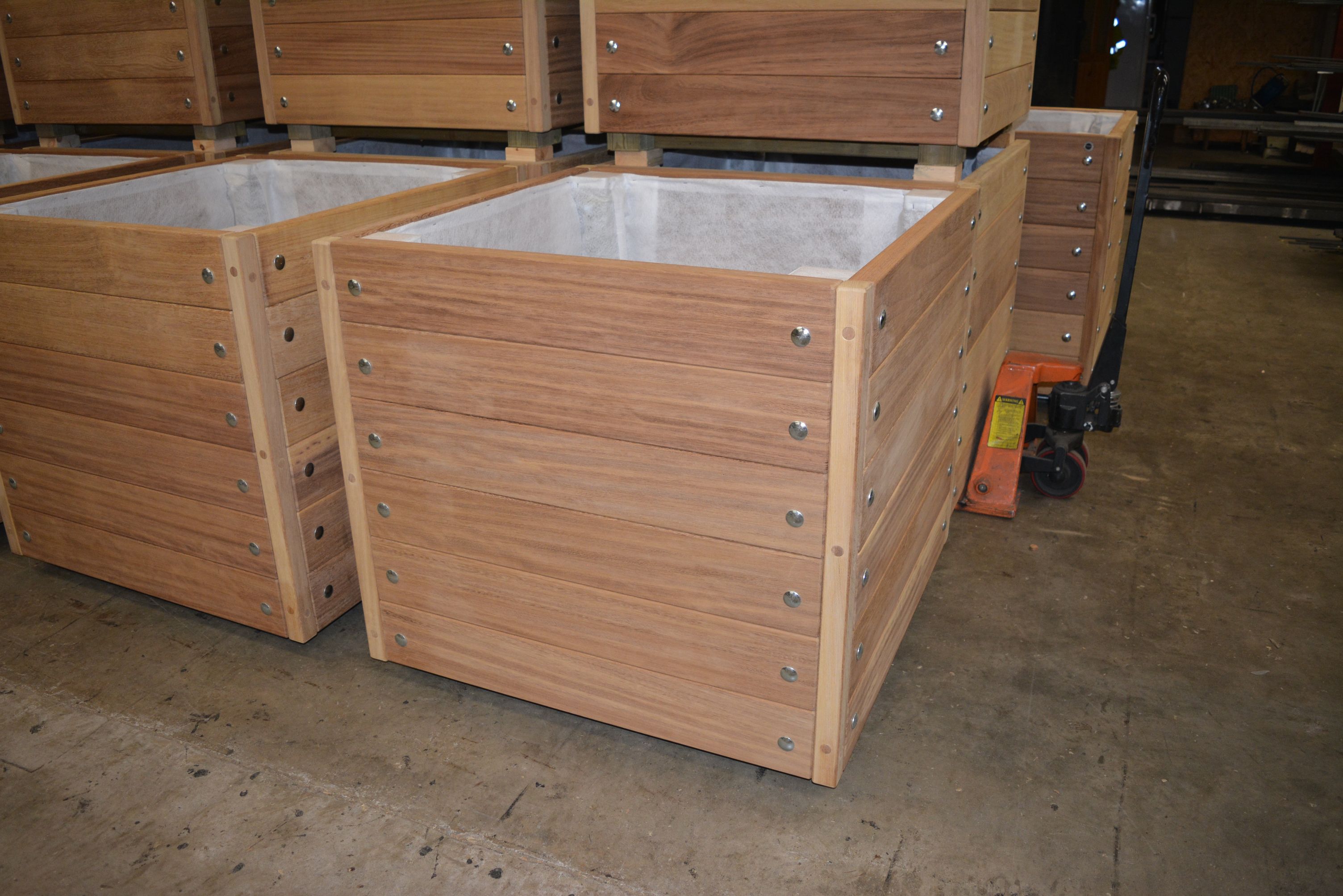 Grenadier FSC timber tree planter | Street Design | ESI External Works