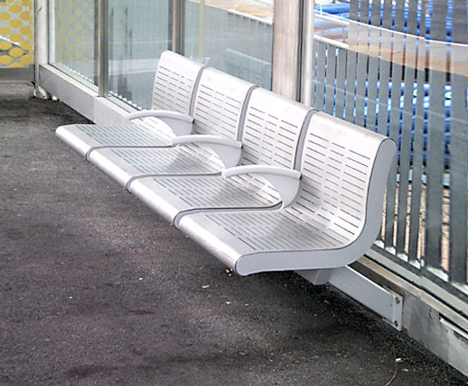 Bespoke transport interchange and waiting area seating | Trueform