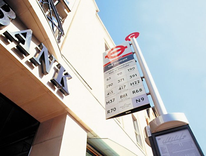 London Buses bus stop information system | Trueform | ESI External Works