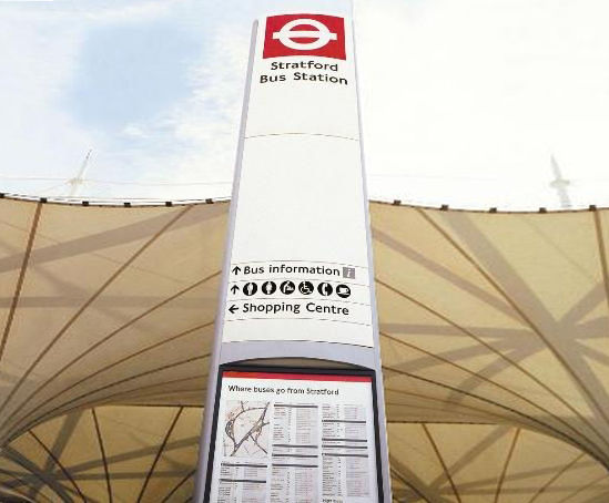 Station identifiers and interchange totems | Images