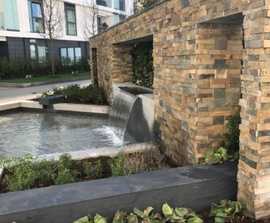 Rill, cascade and mirror pool - Nine Elms, London | Ustigate | ESI ...