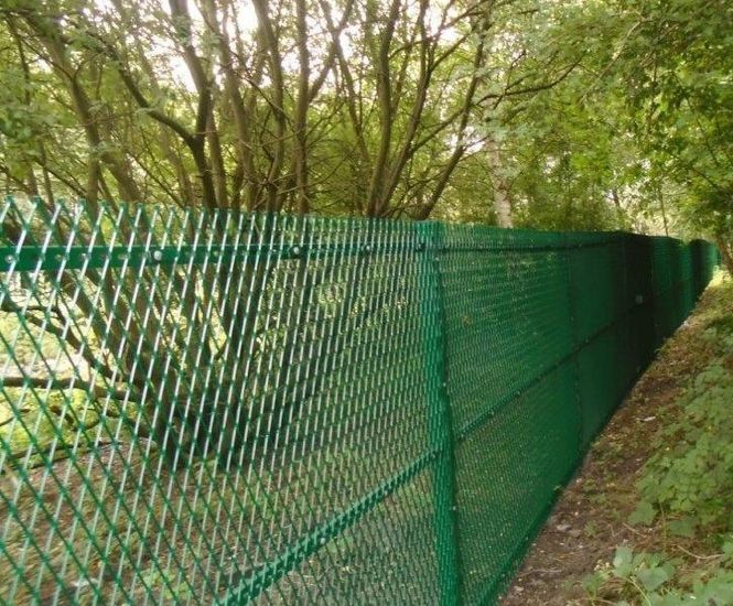 Lochrin ExGUARD - steel expanded metal security fence | Lochrin Bain