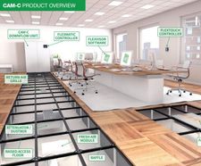 CAM-C zonal underfloor air conditioning system | AET Flexible Space