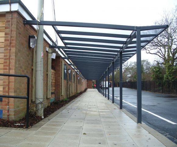 Covered walkways, Columbus school and college | Images