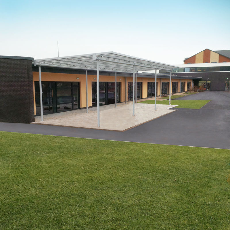Canopy for sheltered outdoor area at primary school | Images