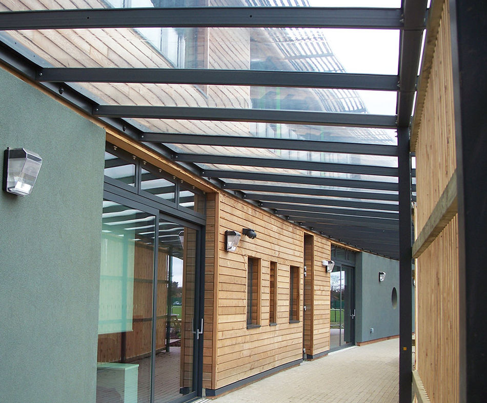 Covered walkways, Columbus school and college | Images