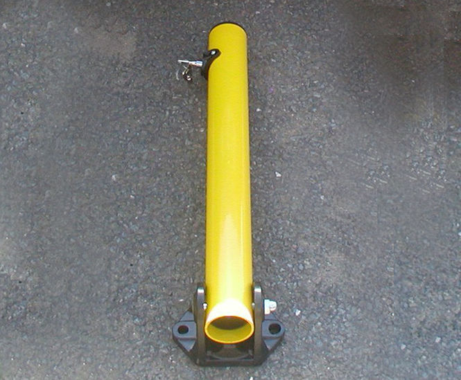 Lockable Fold Down Parking Post | Bailey Street Furniture Group