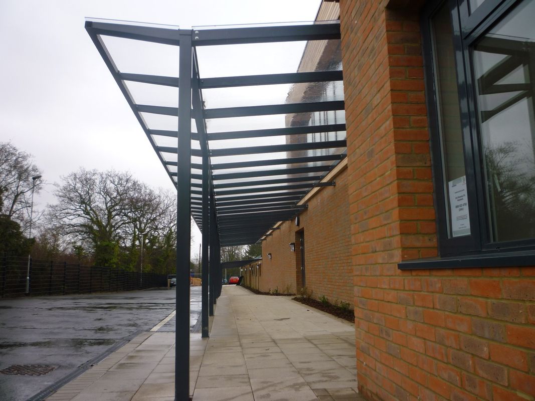 Covered walkways, Columbus school and college | Images