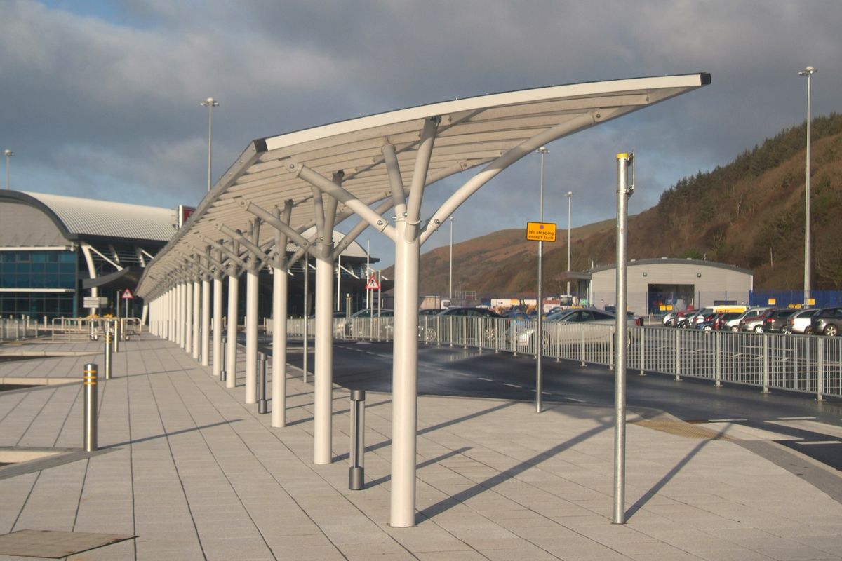 Images for Covered walkway, Stena Line new ferry port bus terminal