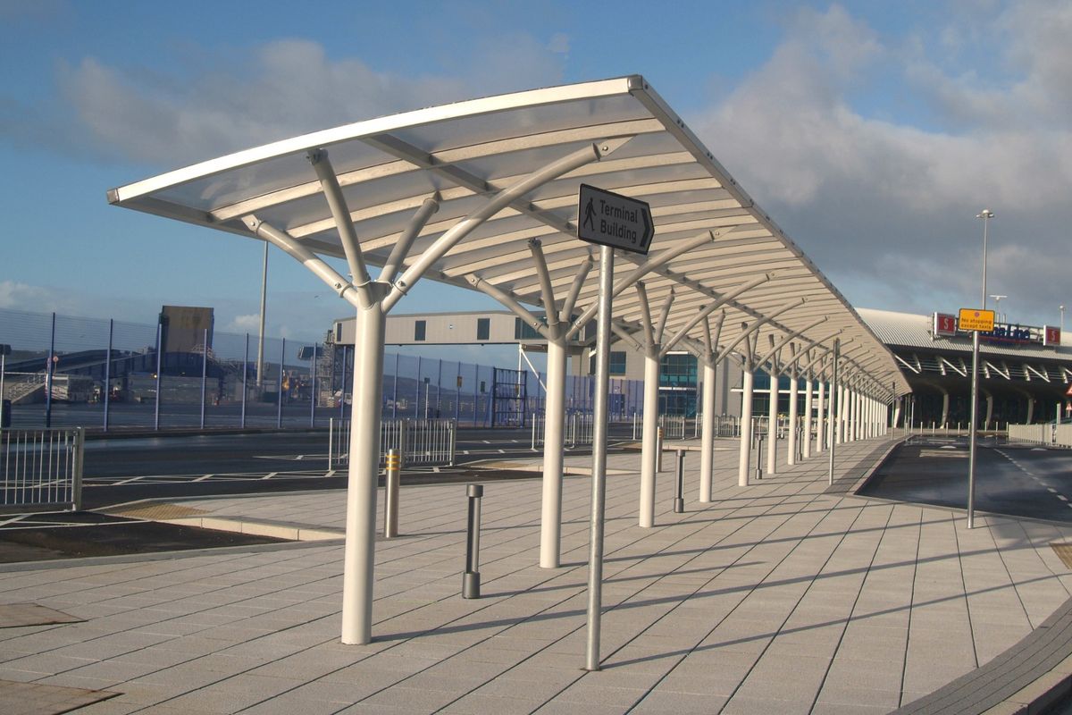 Images for Covered walkway, Stena Line new ferry port bus terminal