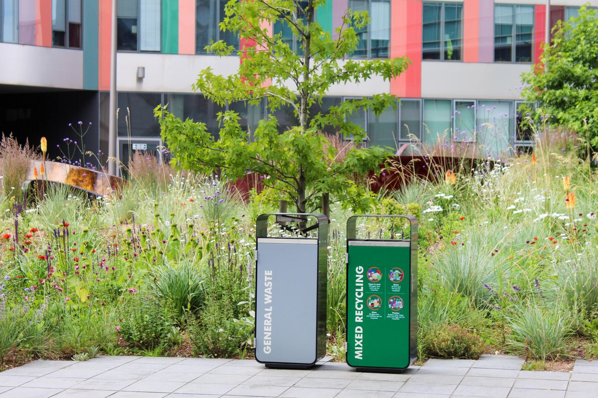 Litter and recycling bins for University of Sheffield | Images