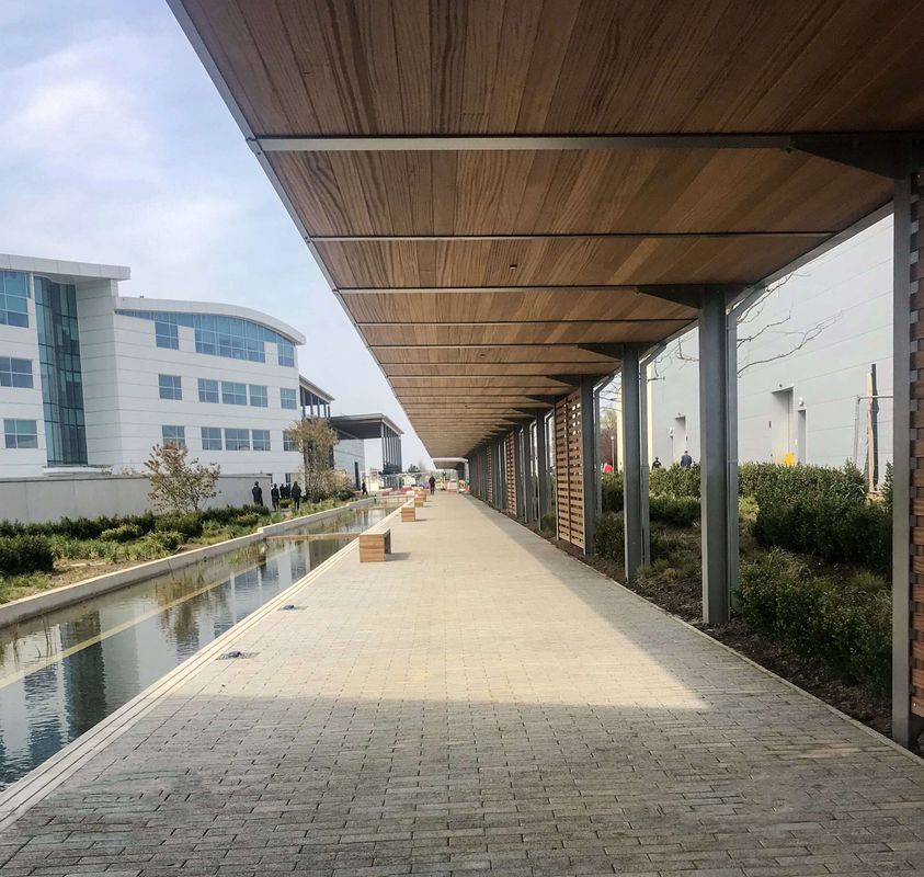 Bespoke 109m canopy for Jaguar Land Rover | Images