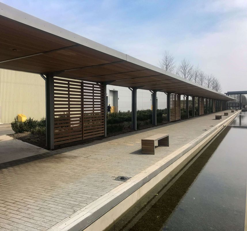 Bespoke 109m canopy for Jaguar Land Rover | Images