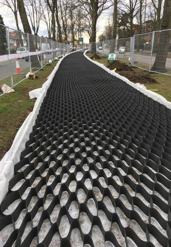 TERRAM Fabric Geocells - 3D cellular confinement system | Images