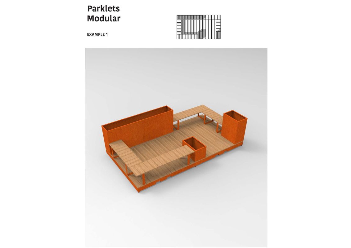POC - Parklets modular street furniture systems | Images