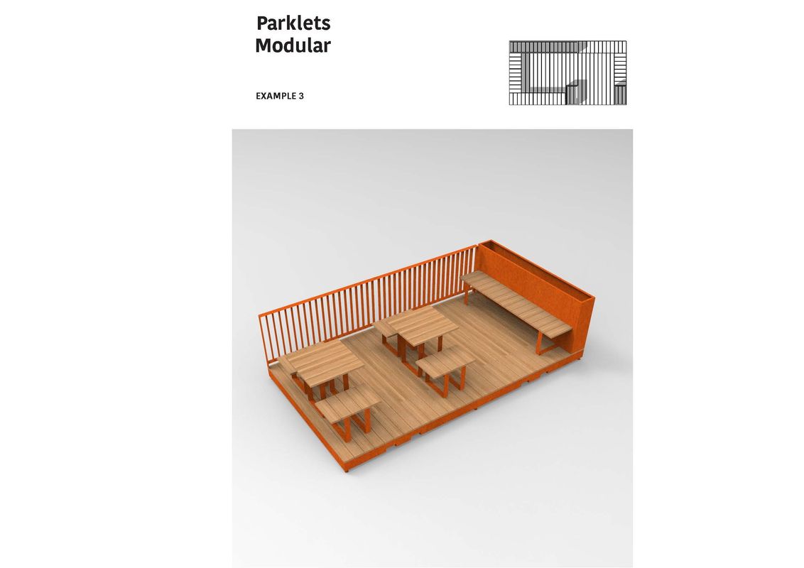 POC - Parklets modular street furniture systems | Images