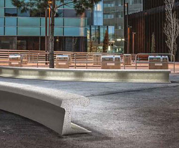 Concrete benches | EXTERNAL WORKS