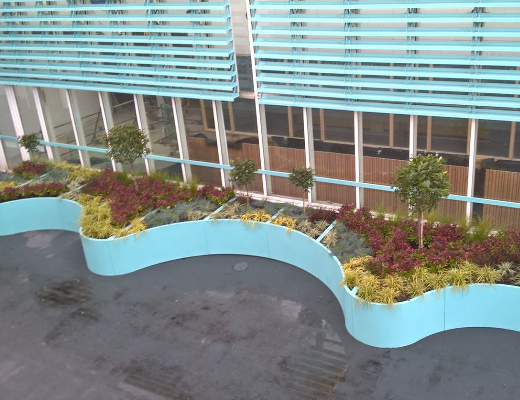 Images for Bespoke wave planters for challenging retail site