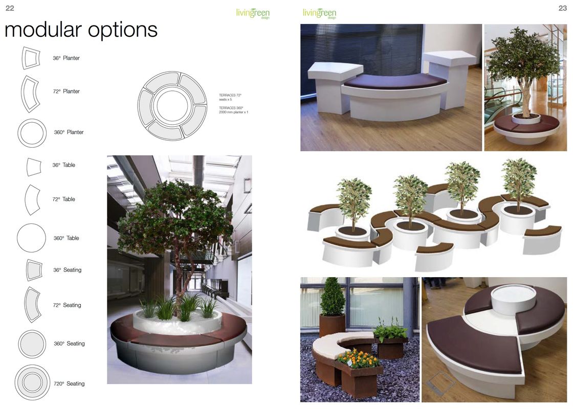 Images for Terraces 1 - modular curved planter and seating system