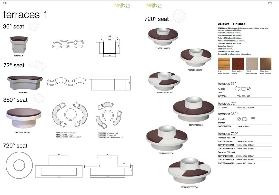 Images for Terraces 1 - modular curved planter and seating system